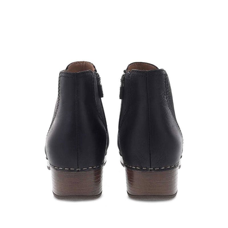 Dansko BARBARA BURNISHED NUBUCK BLACK - TRONCHETTO DONNA - Latini Sport