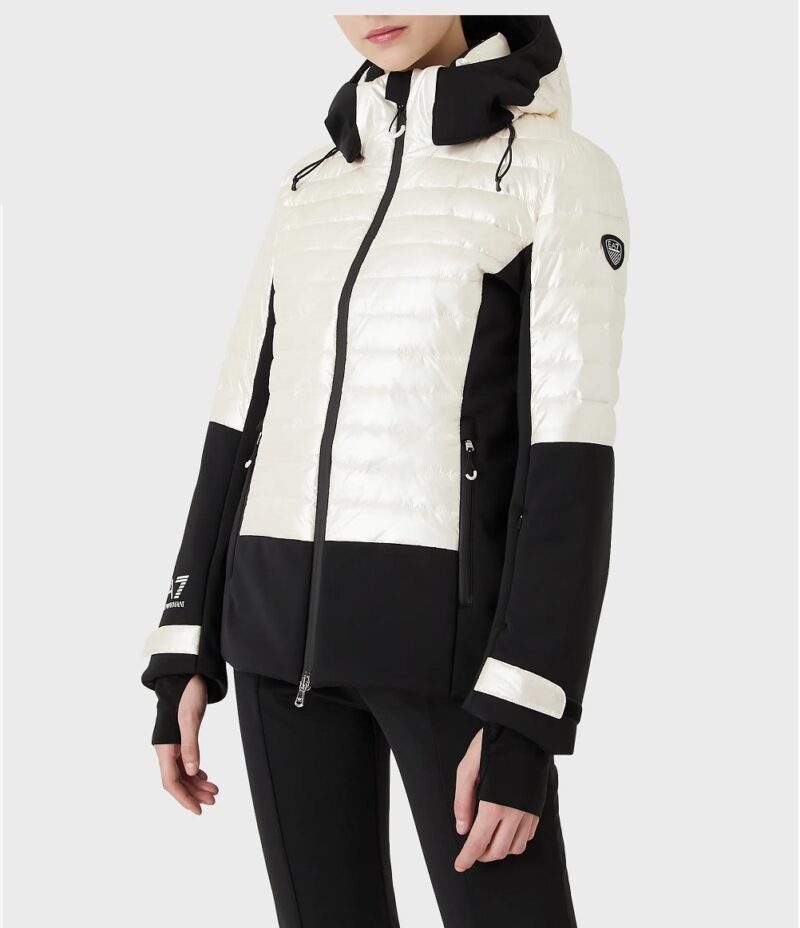 EA7 Emporio Armani Giacca Tecnica da Sci Imbottita effetto Piumino da Donna - 6LTG05 - Latini Sport
