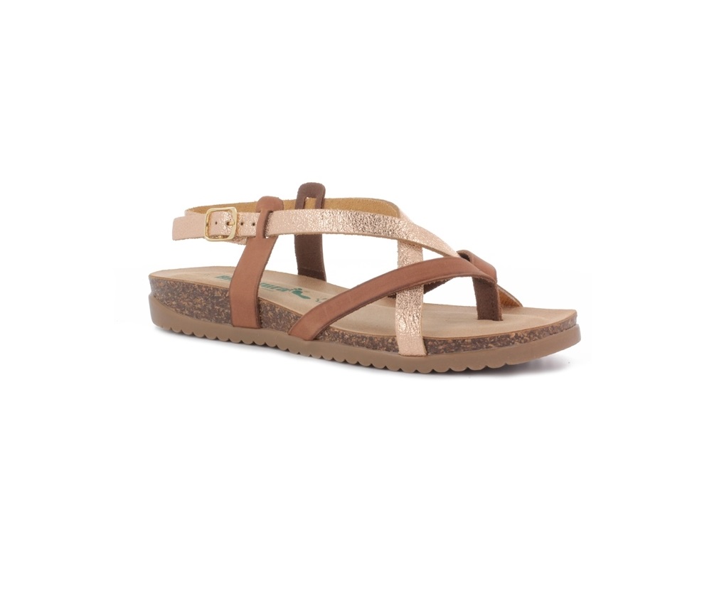 BIONATURA 34 A 2005 Imb. – Sandalo Infradito da Donna in Pelle - Latini ...
